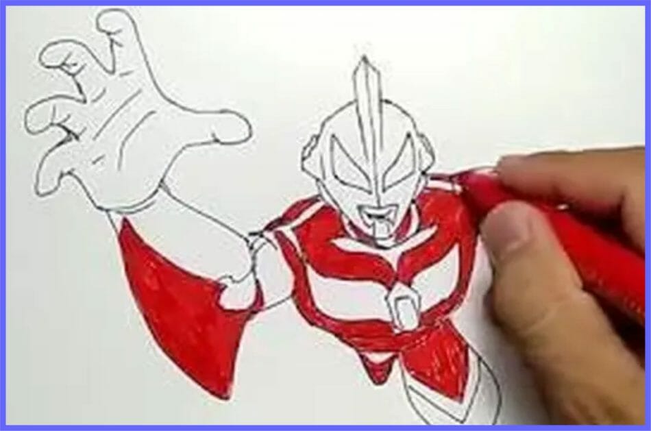 Sketsa Gambar Ultraman Keren dan Lengkap