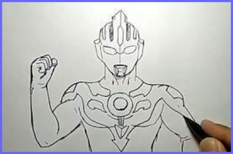 Sketsa Gambar Ultraman Keren dan Lengkap