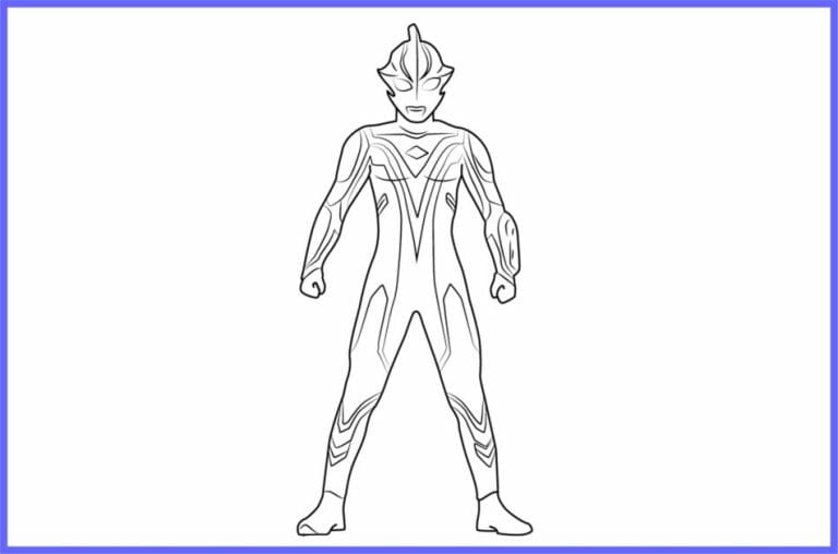 Sketsa Gambar Ultraman Keren dan Lengkap